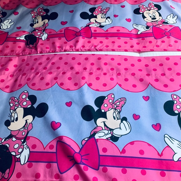 Disney | Accents | Disney Minnie Power Bow Window Valance Curtain ...